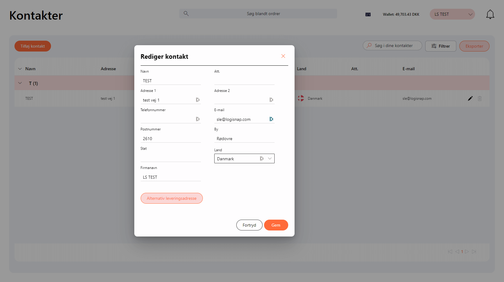 LogiSnap | Guide: Change of contact information 📇