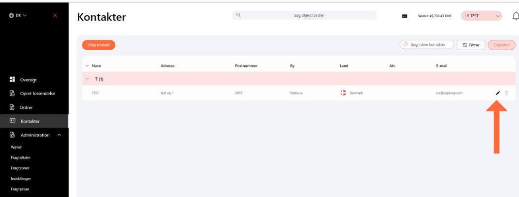 Logisnap | Guide: Set up default sender 📨