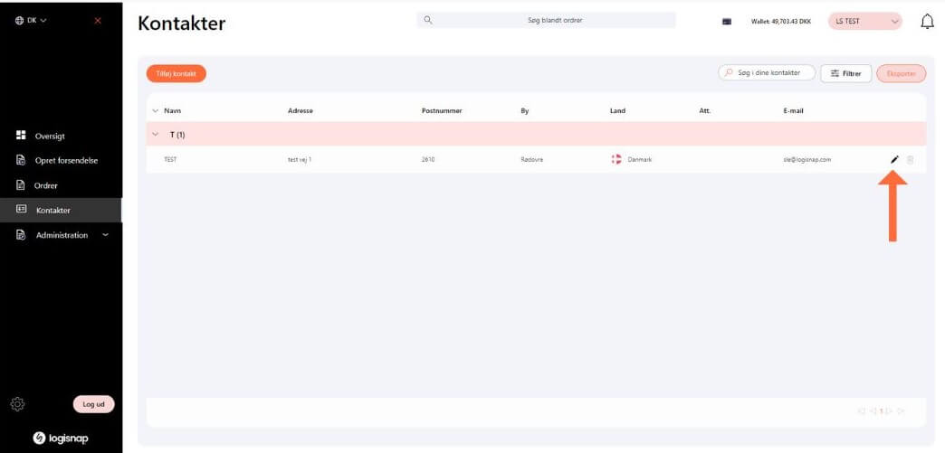 LogiSnap | Guide: Change of contact information 📇