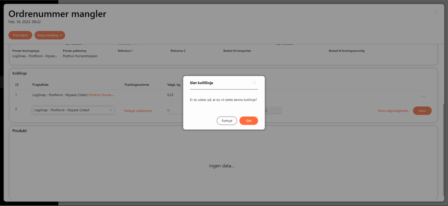 LogiSnap | Guide: Slet en ordre 🗑️