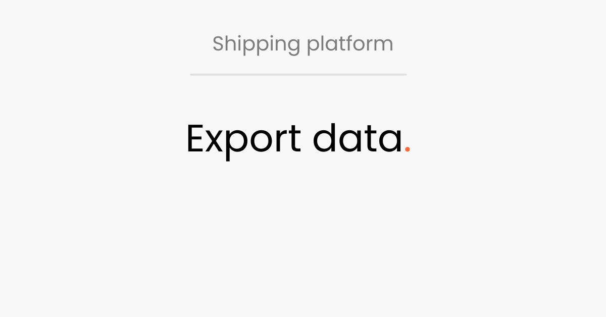 LogiSnap | Guide: Export data 📥